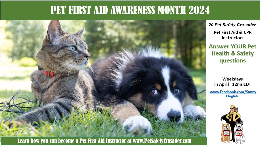 PET FIRST AID AWARENESS MONTH 2024 – Pet Safety Crusader